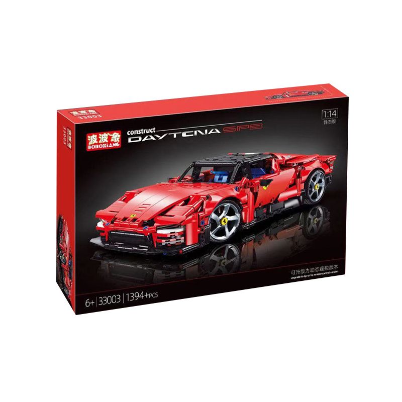 BOBO LIKE 33003 non FERRARI DAYTONA SP3 tỷ lệ 1:14 bộ đồ chơi xếp lắp ...