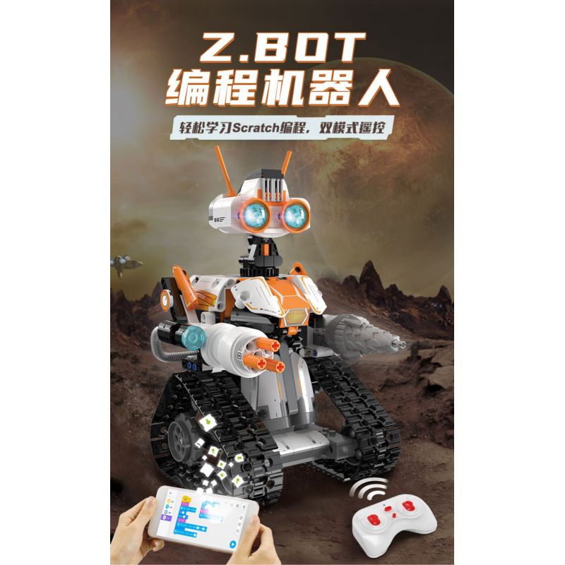 CADA DOUBLEE C83002 83002 non Lego ROBOT LẬP TRÌNH Z.BOT bộ đồ chơi xếp ...