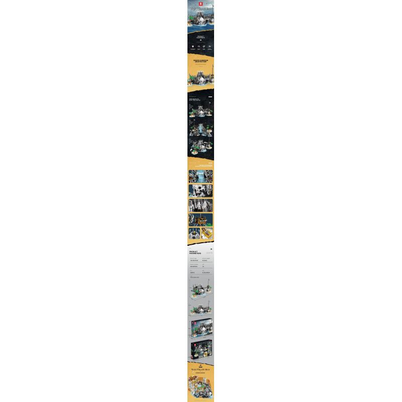 REOBRIX 66012 non VỊNH CƯỚP BIỂN bộ đồ chơi xếp lắp ráp ghép mô hình ...