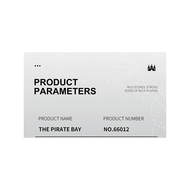 REOBRIX 66012 non VỊNH CƯỚP BIỂN bộ đồ chơi xếp lắp ráp ghép mô hình ...