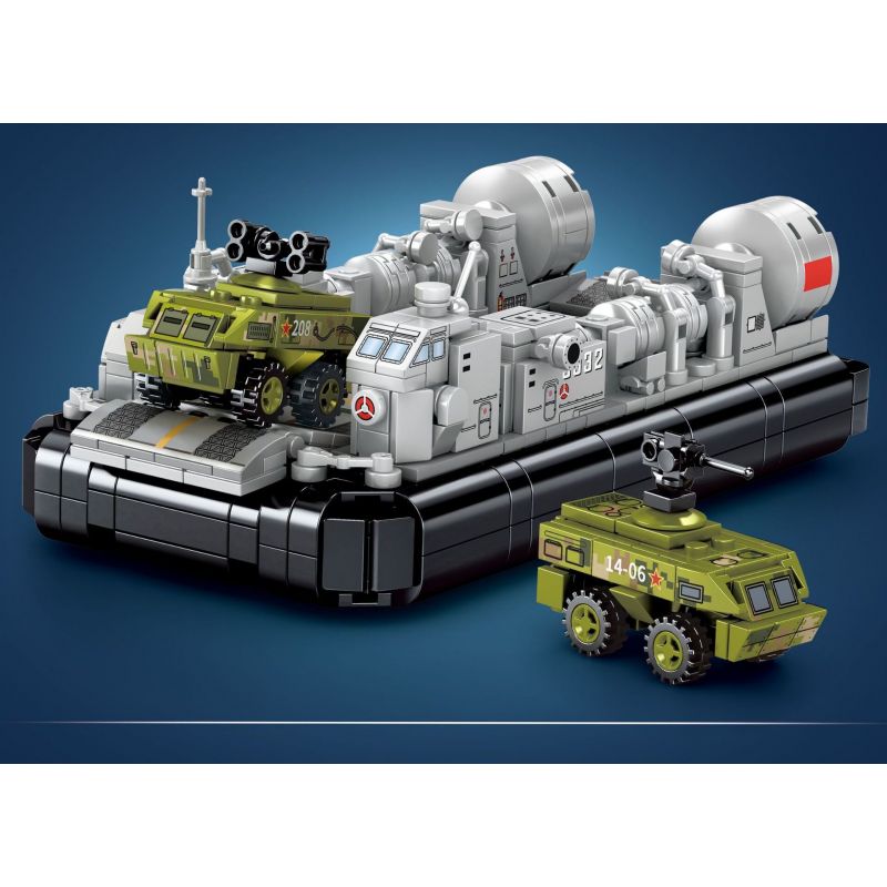 SEMBO 202048 non Lego TÀU ĐỆM KHÍ TYPE 726 RA MẮT bộ đồ chơi xếp lắp ...