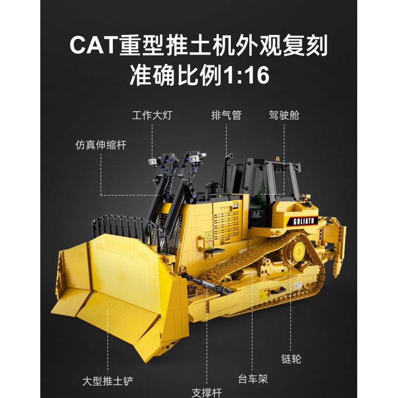 CADA DOUBLEE C61056 61056 non MÁY ???I HẠNG NẶNG ĐIỀU KHIỂN TỪ XA 1:16 ...