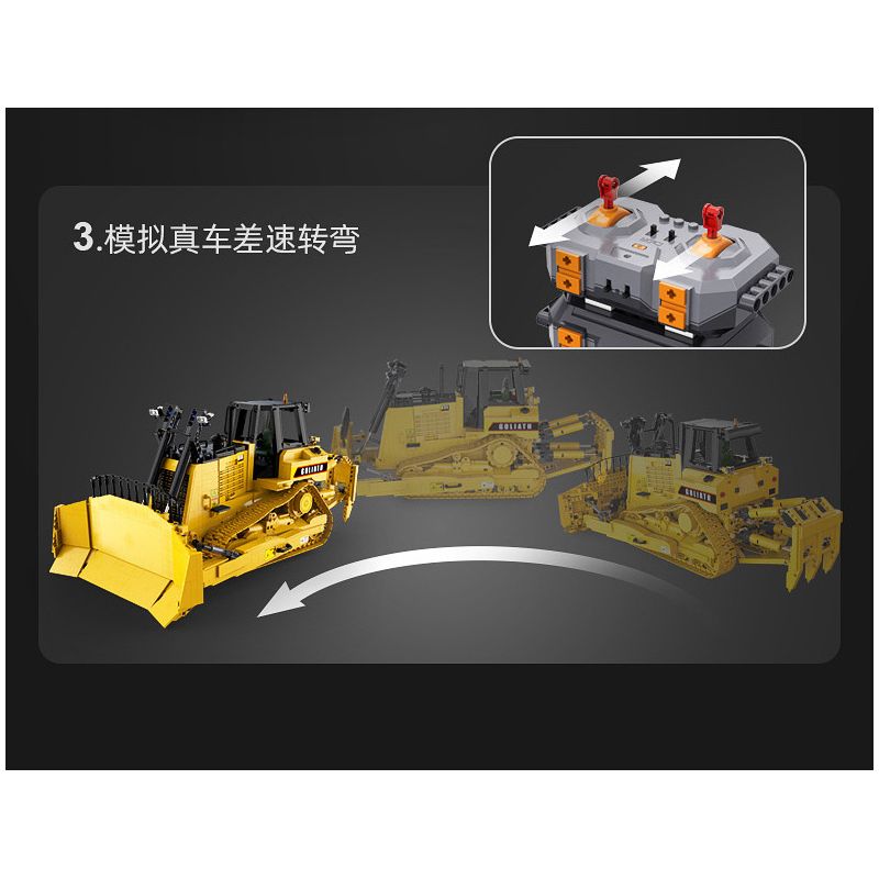 CADA DOUBLEE C61056 61056 non MÁY ???I HẠNG NẶNG ĐIỀU KHIỂN TỪ XA 1:16 ...