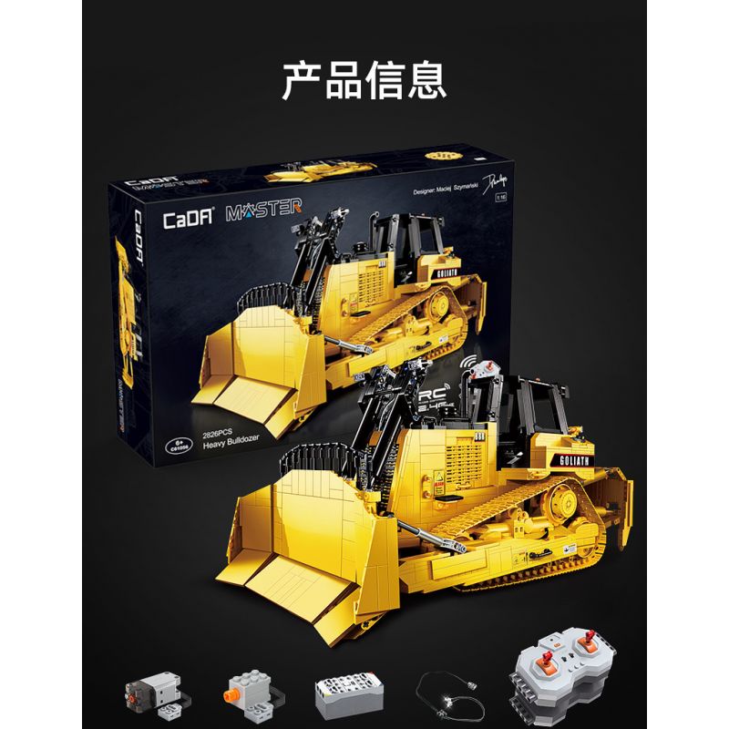 CADA DOUBLEE C61056 61056 non MÁY ???I HẠNG NẶNG ĐIỀU KHIỂN TỪ XA 1:16 ...