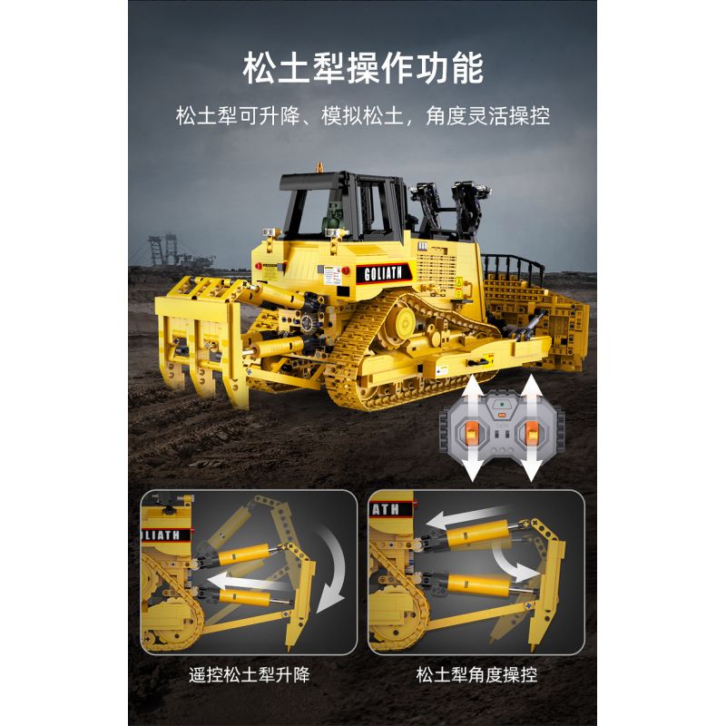 CADA DOUBLEE C61056 61056 non MÁY ???I HẠNG NẶNG ĐIỀU KHIỂN TỪ XA 1:16 ...