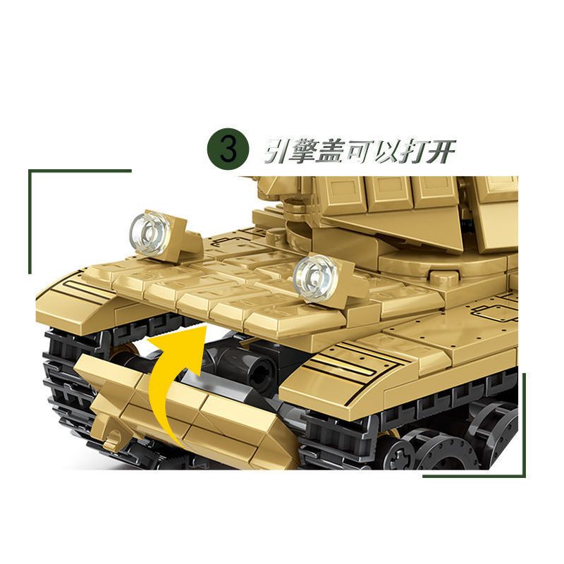 LEYI 66017 non XE TĂNG CHIẾN ĐẤU CHỦ LỰC M60 bộ đồ chơi xếp lắp ráp ...