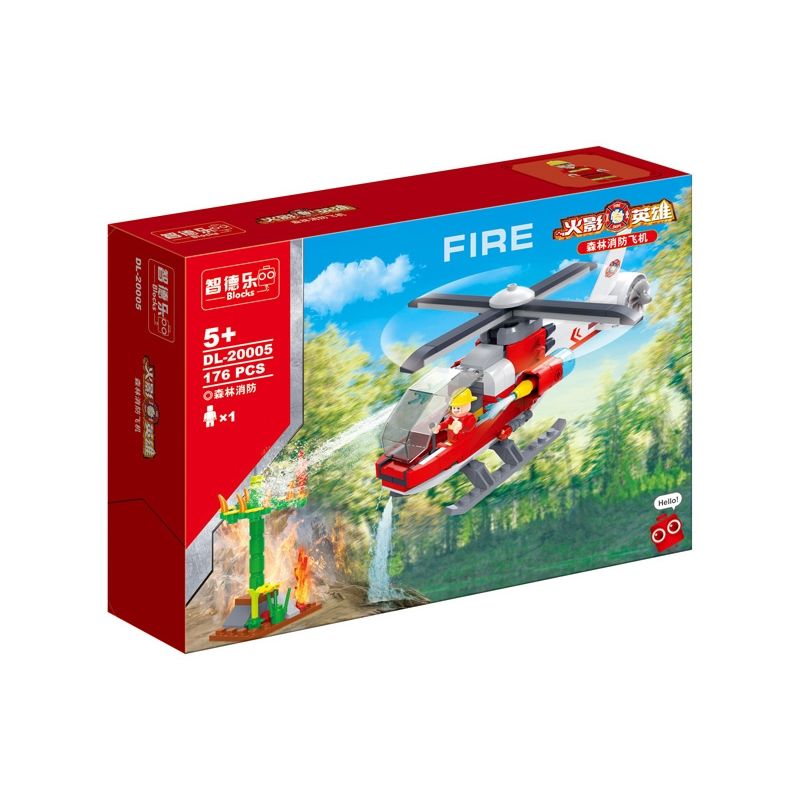 ZHI DELE DL-20005 20005 DL20005 non MÁY BAY CHỮA CHÁY RỪNG NARUTO ANH HÙNG bộ đồ chơi xếp lắp ...