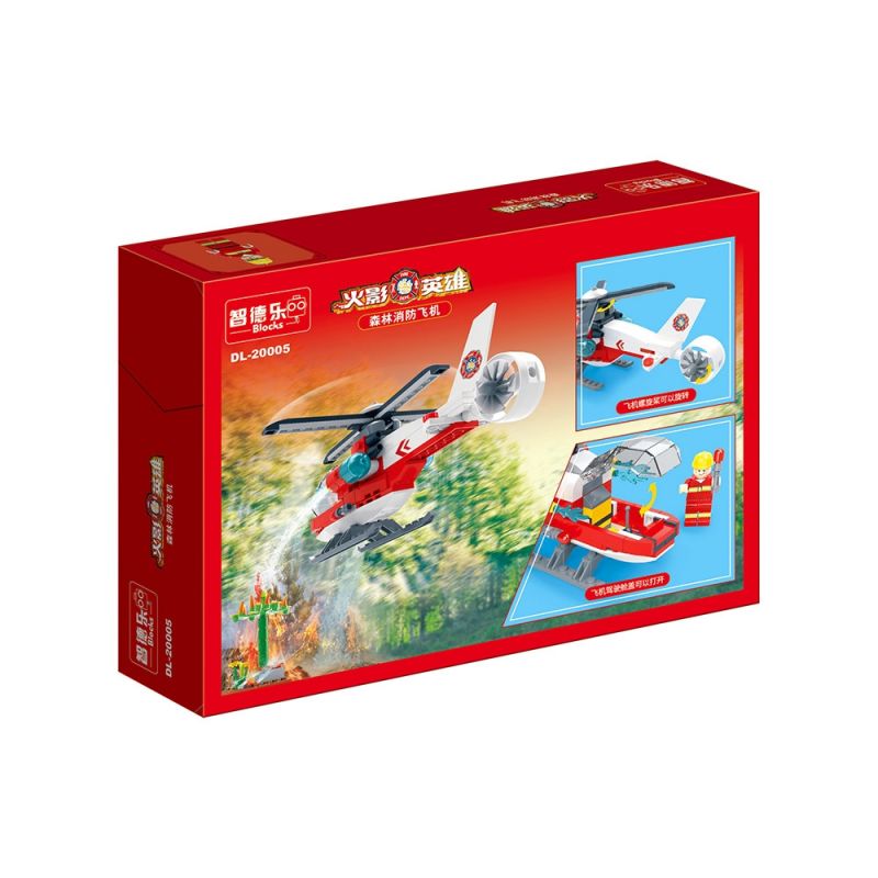 ZHI DELE DL-20005 20005 DL20005 non MÁY BAY CHỮA CHÁY RỪNG NARUTO ANH HÙNG bộ đồ chơi xếp lắp ...