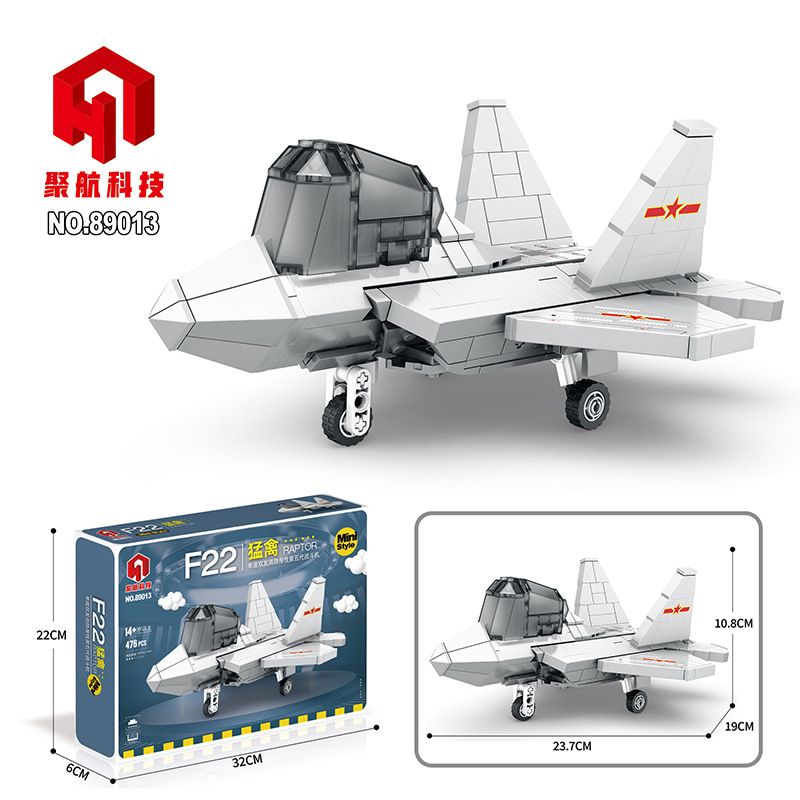 JUHANG TECHNOLOGY 89013 non Lego PHIÊN BẢN Q F22 RAPTOR bộ đồ chơi xếp ...