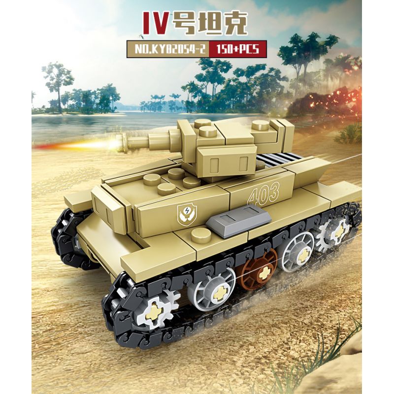 Kazi KY82054 82054 non XE TĂNG HẠNG NẶNG KV-VI 8 TỔ HỢP bộ đồ chơi xếp ...