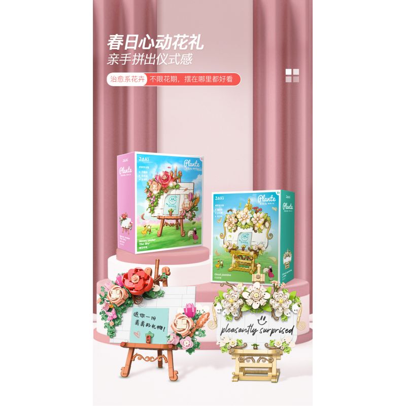 JAKI JK2807 2807 non HOA NHÀI GIỮA NHỮNG ĐÁM MÂY bộ đồ chơi xếp lắp ráp ...