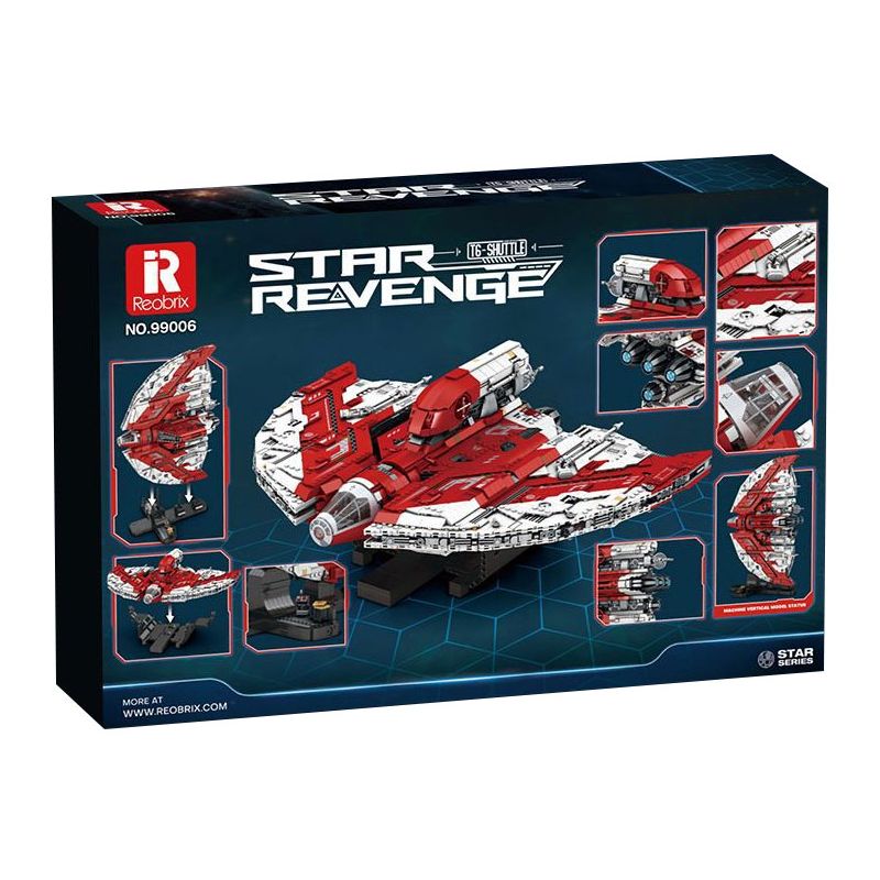 REOBRIX 99006 non TÀU CON THOI KHỔNG LỒ T6 bộ đồ chơi xếp lắp ráp ghép ...
