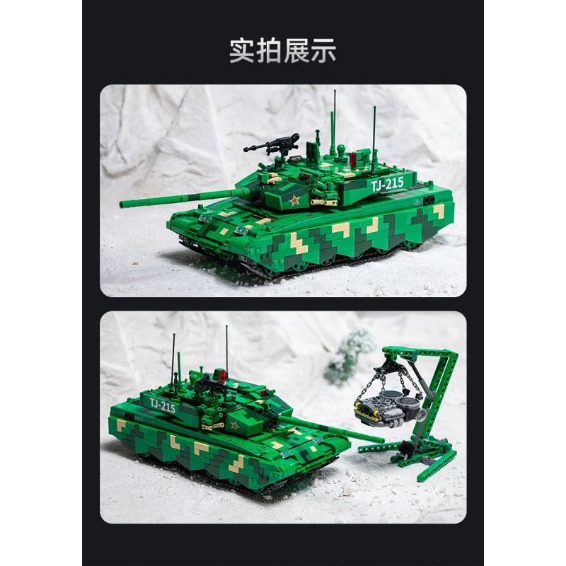 CADA DOUBLEE C82001 82001 non XE TĂNG CHIẾN ĐẤU CHỦ LỰC 99A tỷ lệ 1:25 ...