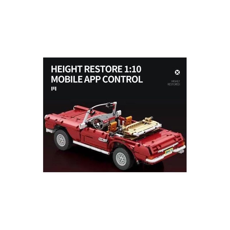 REOBRIX 11005 non CỔ ĐIỂN 280SL bộ đồ chơi xếp lắp ráp ghép mô hình VINTAGE 280SL Kỹ Thuật Công ...