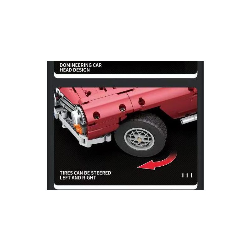 REOBRIX 11005 non CỔ ĐIỂN 280SL bộ đồ chơi xếp lắp ráp ghép mô hình VINTAGE 280SL Kỹ Thuật Công ...