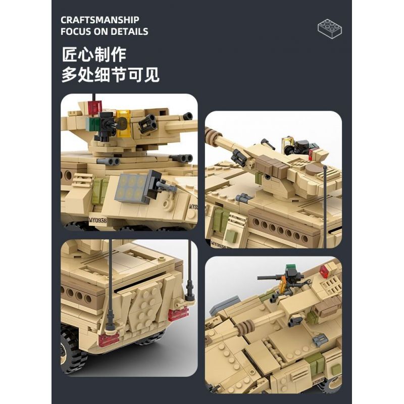 WANGE LIGAO DR.LUCK 3513 non Lego XE BỌC THÉP PHÁO BINH CƠ ĐỘNG STRYKER ...