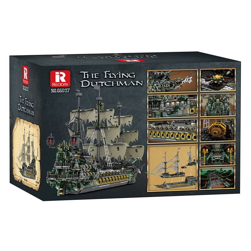 REOBRIX 66037 non TÀU CƯỚP BIỂN NGƯỜI HÀ LAN BAY bộ đồ chơi xếp lắp ráp ...