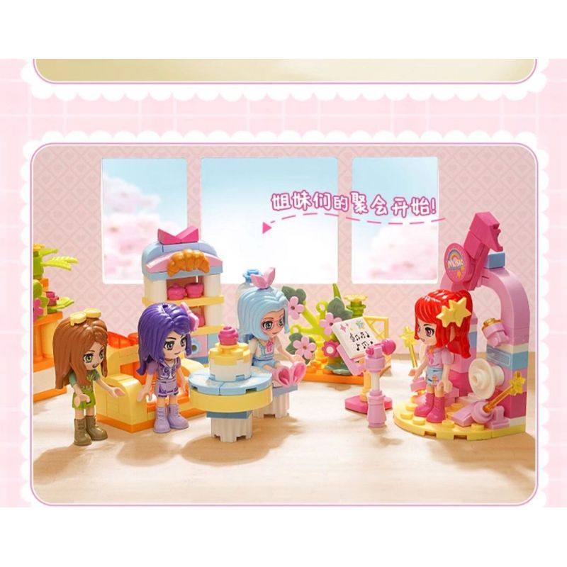 QMAN ENLIGHTEN KEEPPLEY 31019-2 PHÒNG NGƯỜI YÊU MEIMEI bộ đồ chơi xếp lắp ráp ghép mô hình Girl ...