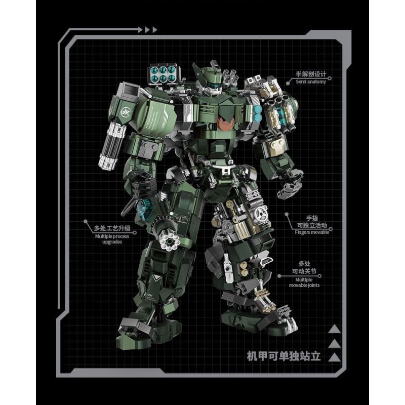 SOUZOSHA 212223 non Lego GIÁP MÁY QUẠT CÔNG NGHIỆP BÁN CƠ KHÍ bộ đồ ...