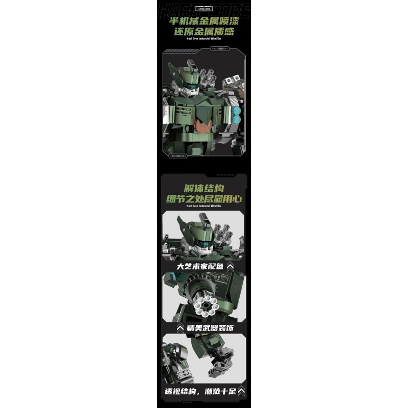 SOUZOSHA 212223 non Lego GIÁP MÁY QUẠT CÔNG NGHIỆP BÁN CƠ KHÍ bộ đồ ...