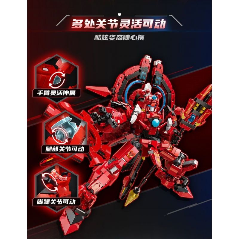 KEEPPLEY 81014 GALAXY GODS MECHA THUNDERBIRD bộ đồ chơi xếp lắp ráp ...
