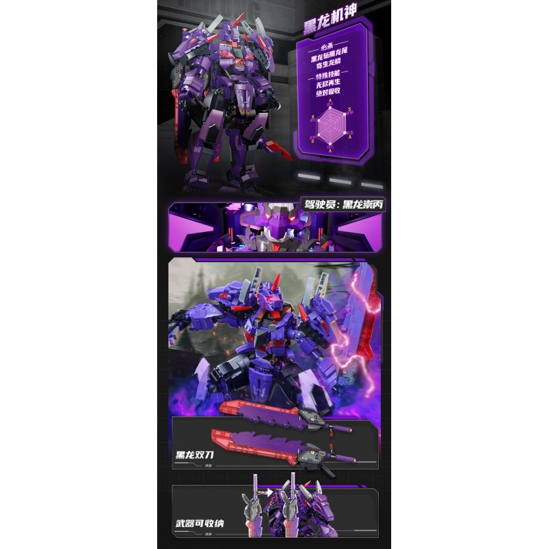 KEEPPLEY 81014 GALAXY GODS MECHA THUNDERBIRD bộ đồ chơi xếp lắp ráp ...