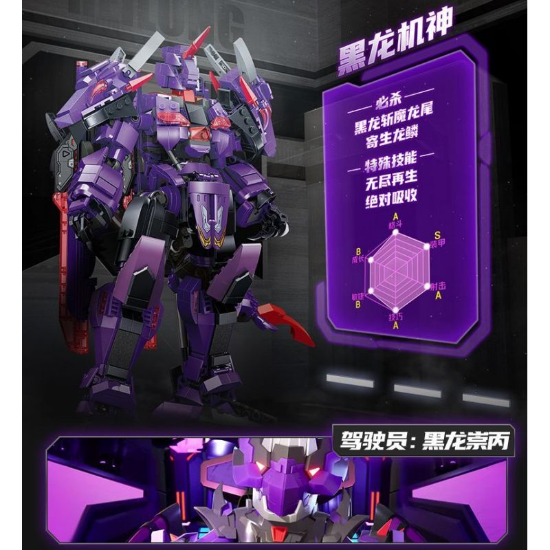 KEEPPLEY 81014 GALAXY GODS MECHA THUNDERBIRD bộ đồ chơi xếp lắp ráp ...