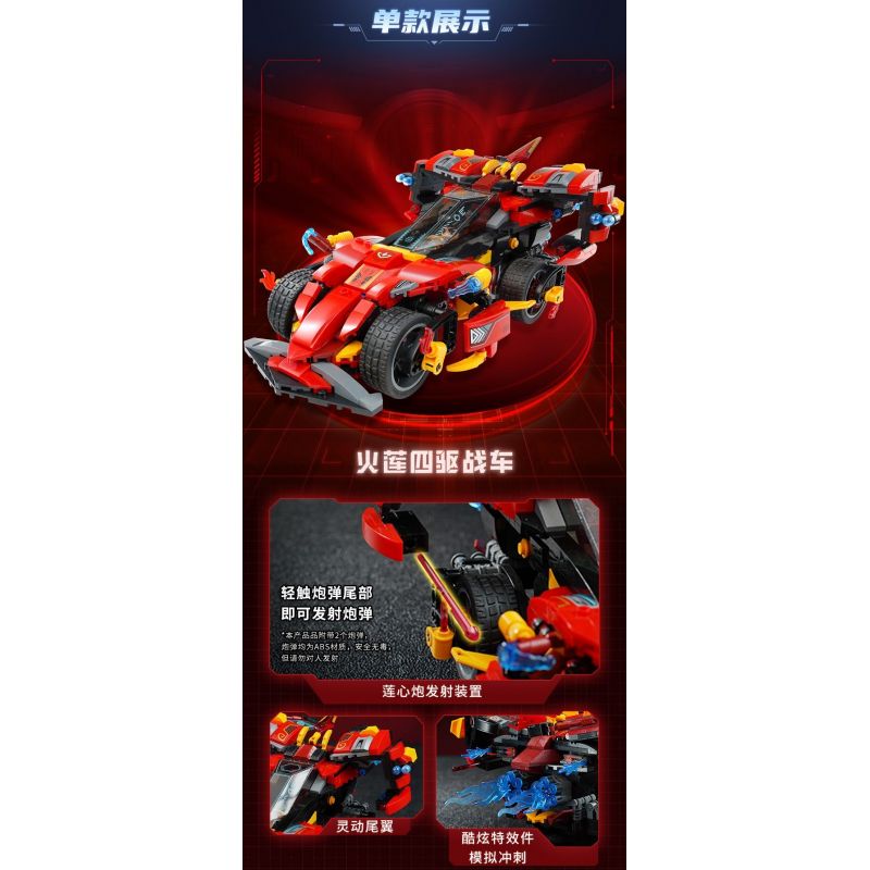 KEEPPLEY 81018 GALAXY GODS MECHA THUNDERBIRD BATTLE MOTORCYCLE bộ đồ ...
