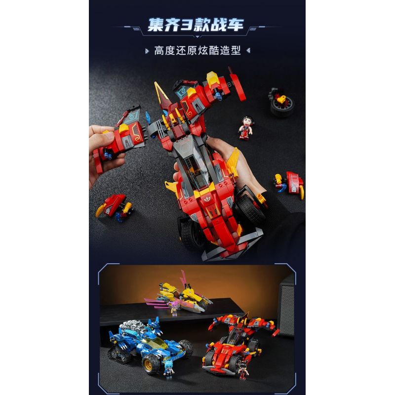 KEEPPLEY 81018 GALAXY GODS MECHA THUNDERBIRD BATTLE MOTORCYCLE bộ đồ ...