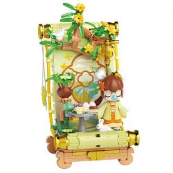 TOP TOY TC2055 2055 non CUỘN TRANH BỐN MÙA NANCI THU bộ đồ chơi xếp lắp ráp ghép mô hình