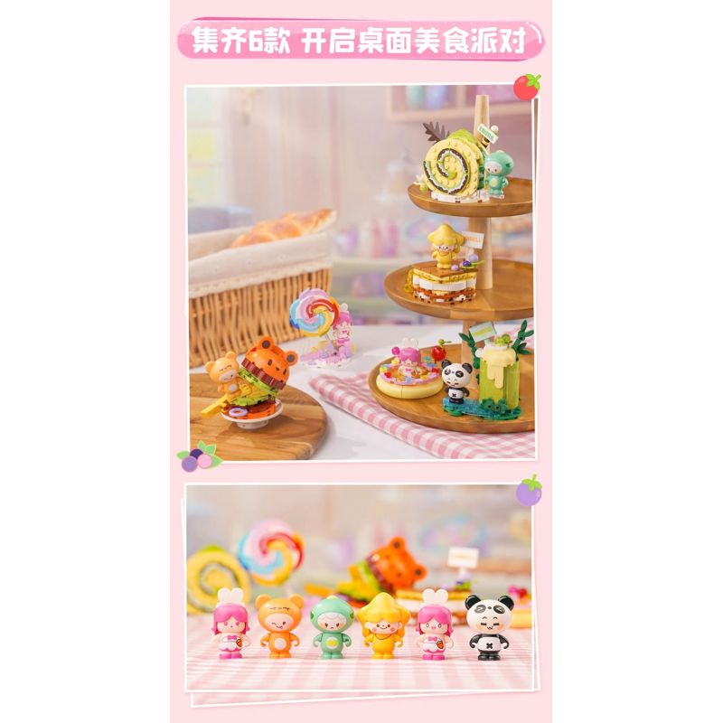 QMAN ENLIGHTEN KEEPPLEY 72050 MINI WORLD GIỜ ĂN 6 MẪU bộ đồ chơi xếp ...