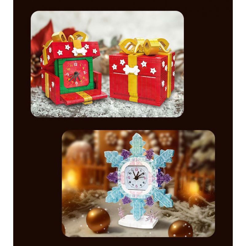 JIESTAR JJ9191 9191 non ĐỒNG HỒ QUÀ TẶNG bộ đồ chơi xếp lắp ráp ghép mô hình Creator GIFT BOX ...