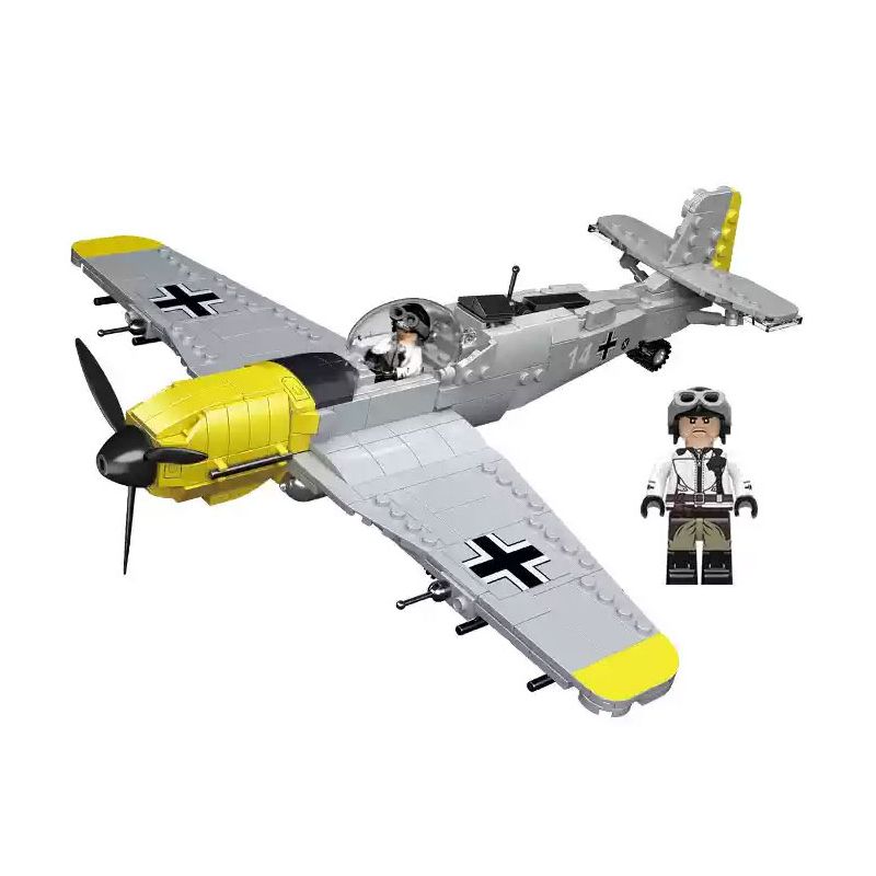 CAYI 6816 non Lego TIÊM KÍCH BF109 bộ đồ chơi xếp lắp ráp ghép mô hình ...
