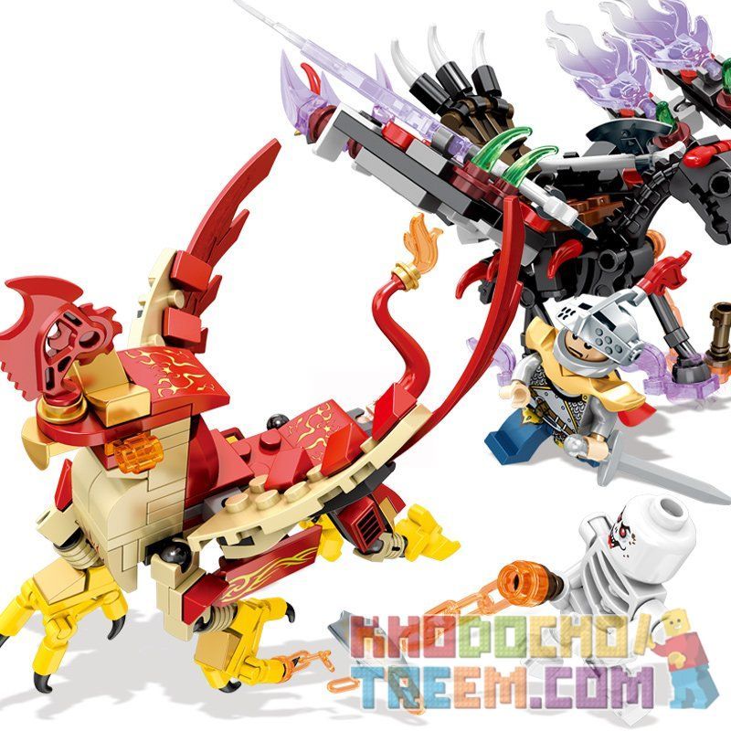 SEMBO SD3200 3200 Xếp hình kiểu CHRONICLES OF THE GHOSTLY TRIBE Knights ...