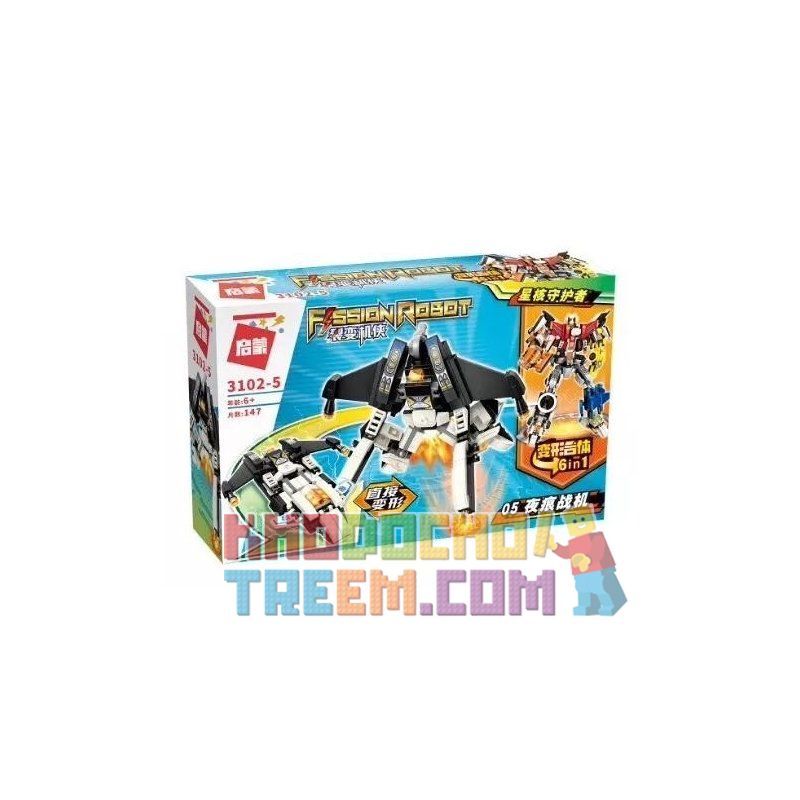 Enlighten 3102 Qman 3102 non Lego 6 NGƯỜI MÁY BIẾN HÌNH HỢP THỂ bộ đồ ...
