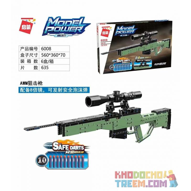 Enlighten 6008 Qman 6008 Xếp hình kiểu Lego TECHNIC Model Power Die ...