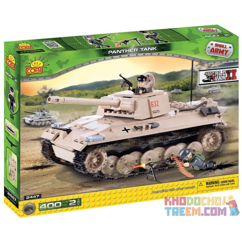 COBI 2447 non Lego LEOPARD TANK. bộ đồ chơi xếp lắp ráp ghép mô hình ...