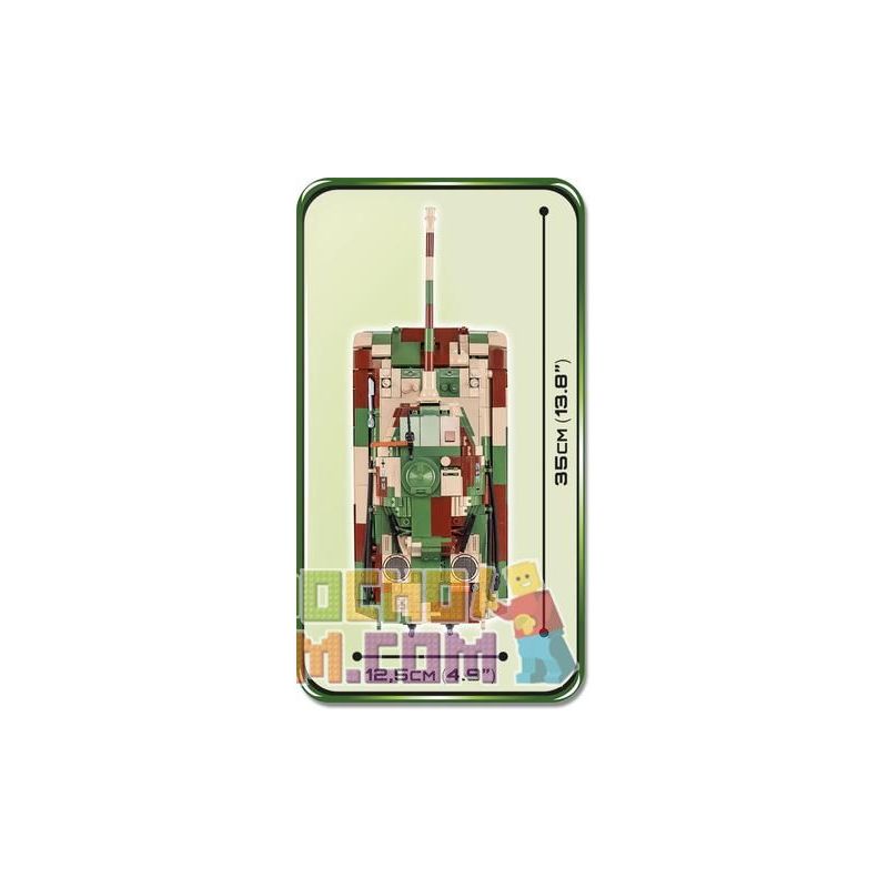 COBI 2540 2539 non XE TĂNG SỐ 6 LOẠI B bộ đồ chơi xếp lắp ráp ghép mô ...