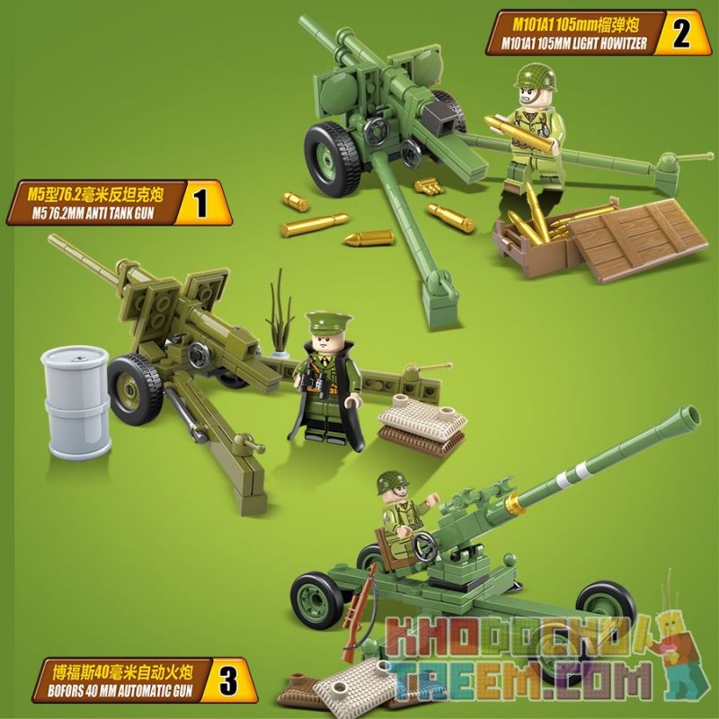 QUANGUAN QUAN GUAN 100079 Xếp hình kiểu Lego HEROES & GENERALS Heros ...