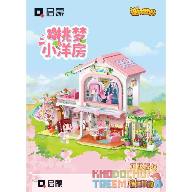 QMAN ENLIGHTEN KEEPPLEY 72043 non MINI WORLD NGÔI NHÀ NHỎ TRONG MƠ ĐÀO bộ đồ chơi xếp lắp ráp ...