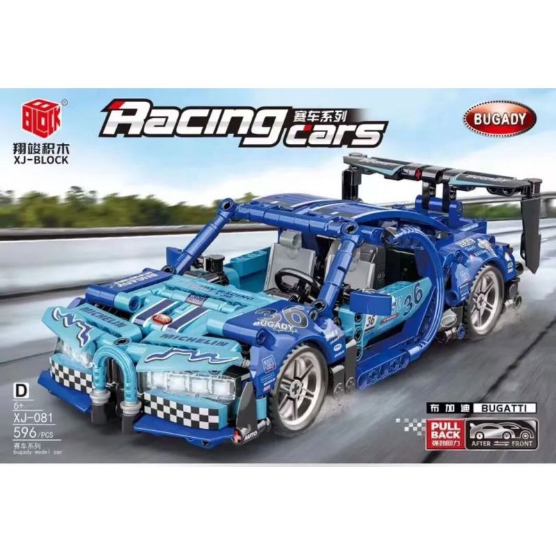 XIANGJUN XJ-081D 081D XJ081D non Lego BUGATTI bộ đồ chơi xếp lắp ráp ghép mô hình Technic Kỹ ...