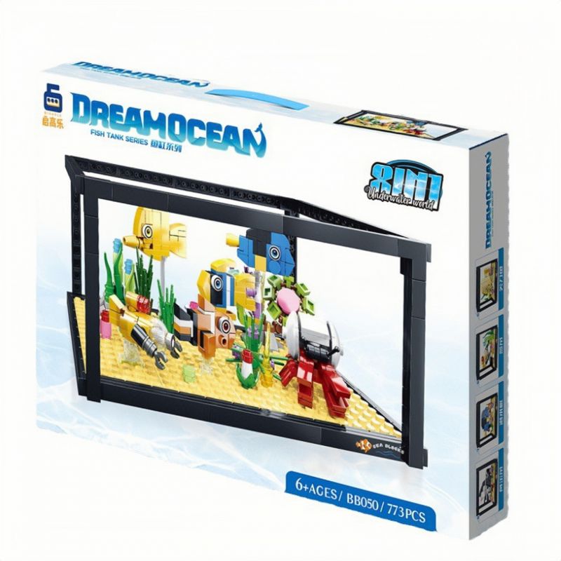 KAI GAO LE BB050 BB008 non BỂ CÁ bộ đồ chơi xếp lắp ráp ghép mô hình Creator DREAMOCEAN Sáng Tạo ...