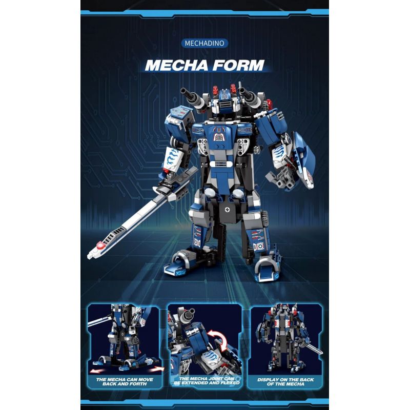 REOBRIX 33002 non BA LOÀI KHỦNG LONG CƠ KHÍ BIẾN HÌNH TYRANNOSAURUS REX ...