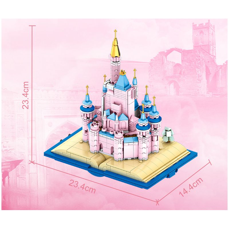 BEAUTY AND 13011 non Lego CUỐN SÁCH LÂU ĐÀI TƯỞNG TƯỢNG bộ đồ chơi xếp ...