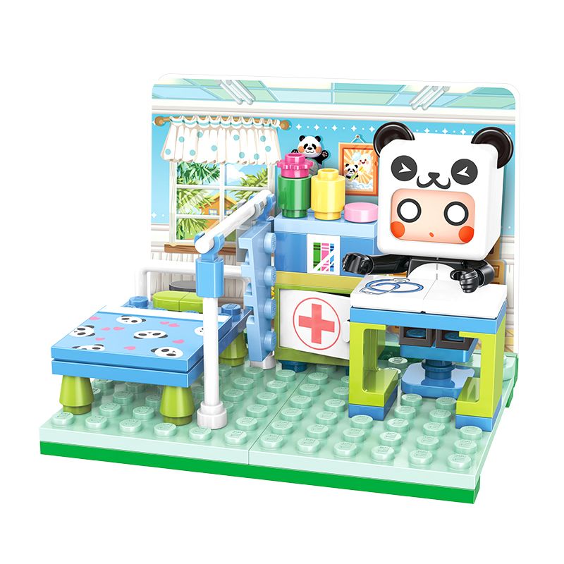 QMAN ENLIGHTEN KEEPPLEY 72030 non MINI WORLD HAPPY CAMPUS 6 MÔ HÌNH SÂN ...