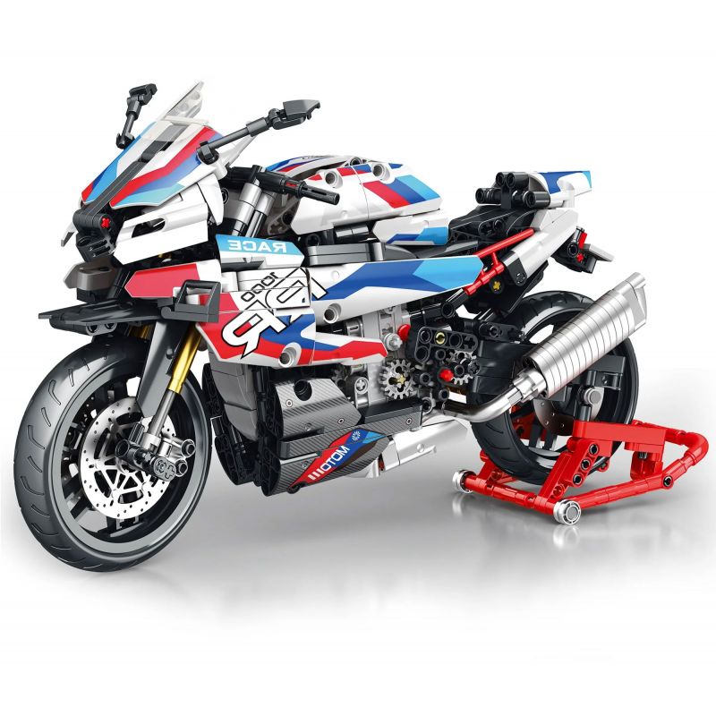 JUHANG TECHNOLOGY 82005 XIANGJUN XJ-382A 382A XJ382A non MÔ TÔ BMW 1000RR bộ đồ chơi xếp lắp ráp ...