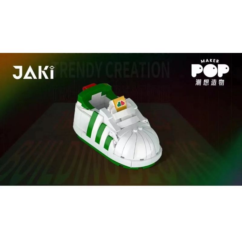JAKI JK8201 8201 non GIÀY THỂ THAO TRẮNG TRẺ TRUNG bộ đồ chơi xếp lắp ...